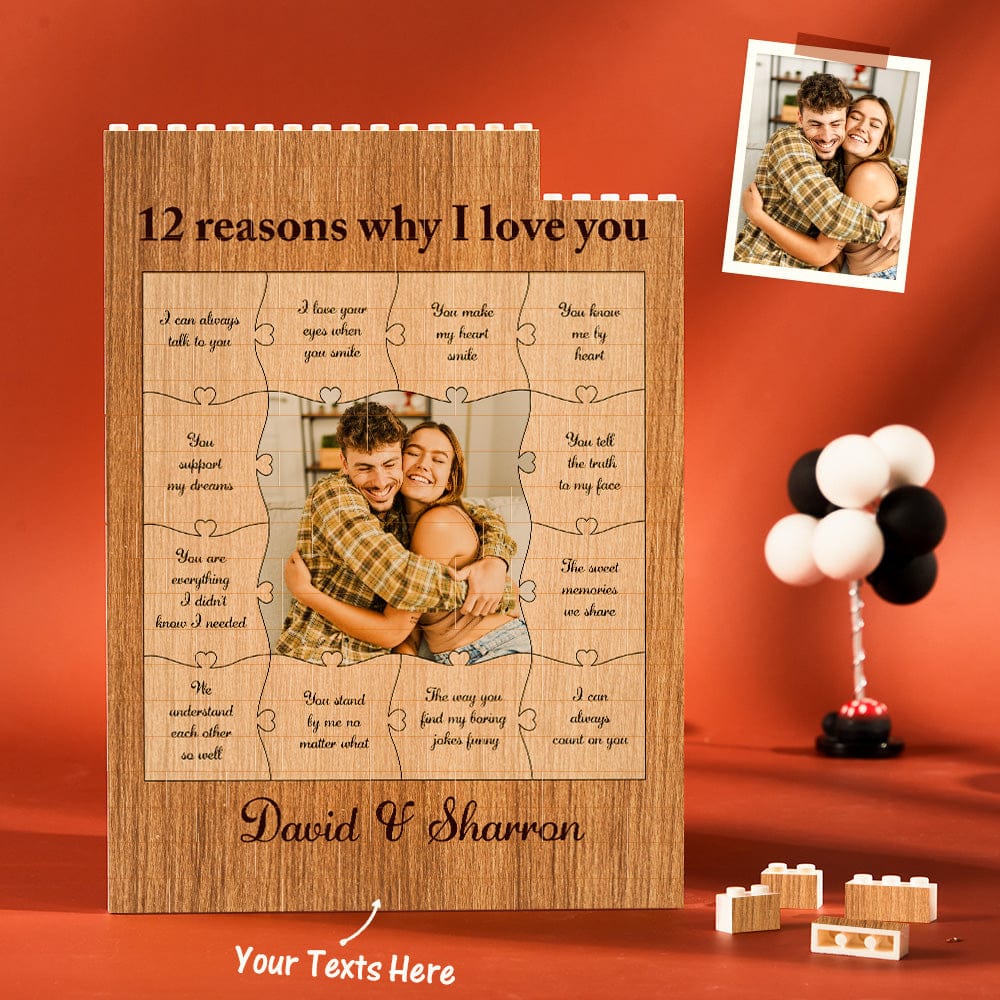 Custom Building Block Puzzle Vertical Building Photo Brick for Lover 1 ...